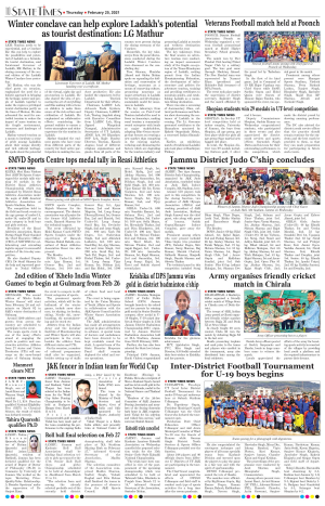 State Times: ePaper, Newspaper, Jammu News Paper, Newspaper in English ...