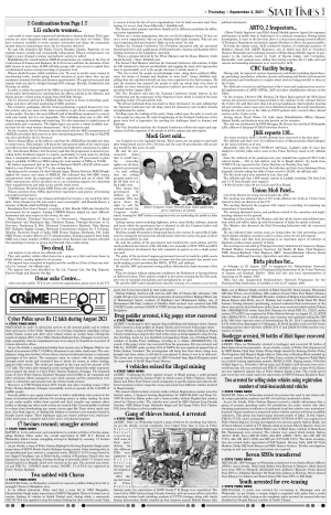 State Times: ePaper, Newspaper, Jammu News Paper, Newspaper in English ...